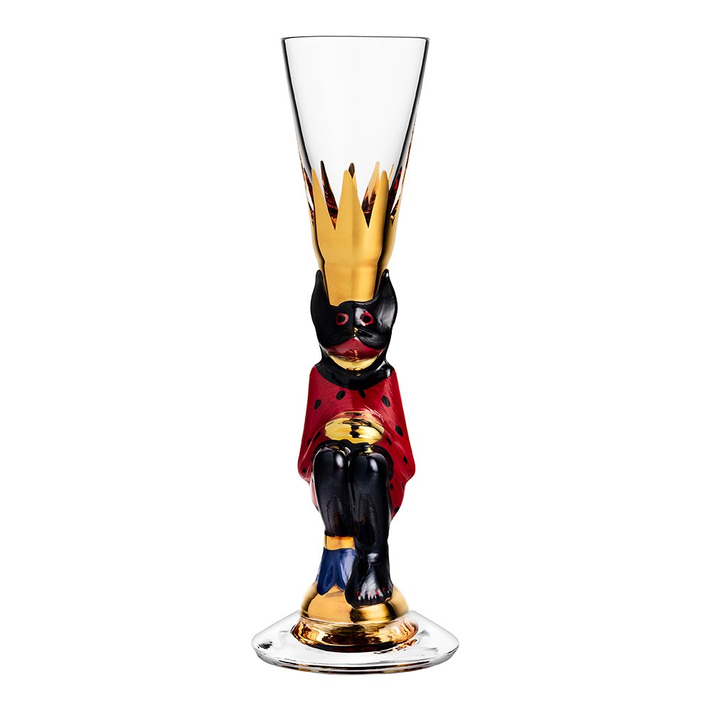 Orrefors - Nobel devil snapsglas röd 4 cl | NK