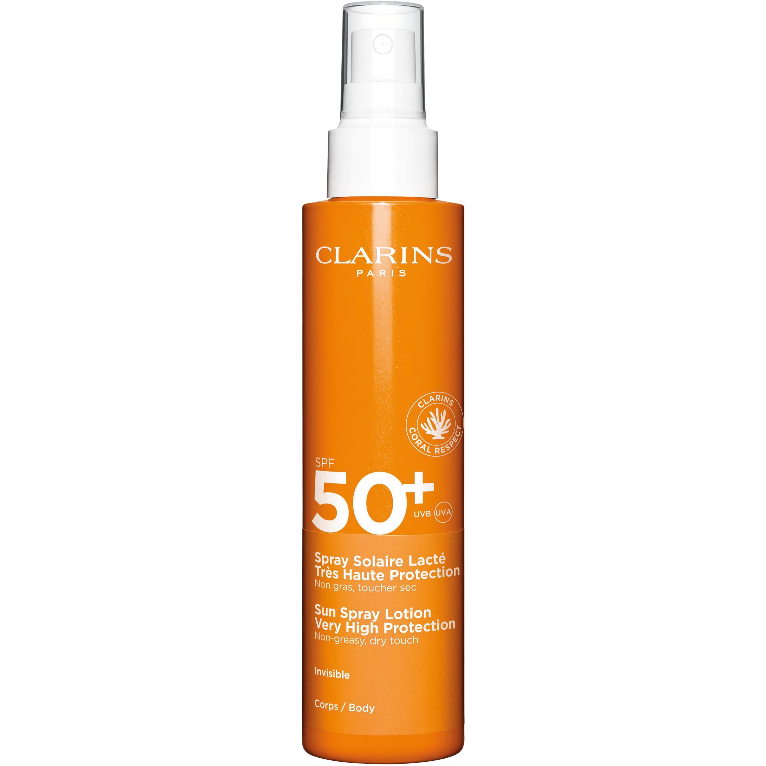 Clarins - Sun spray lotion very high protection spf 50+ transparent 150 ...