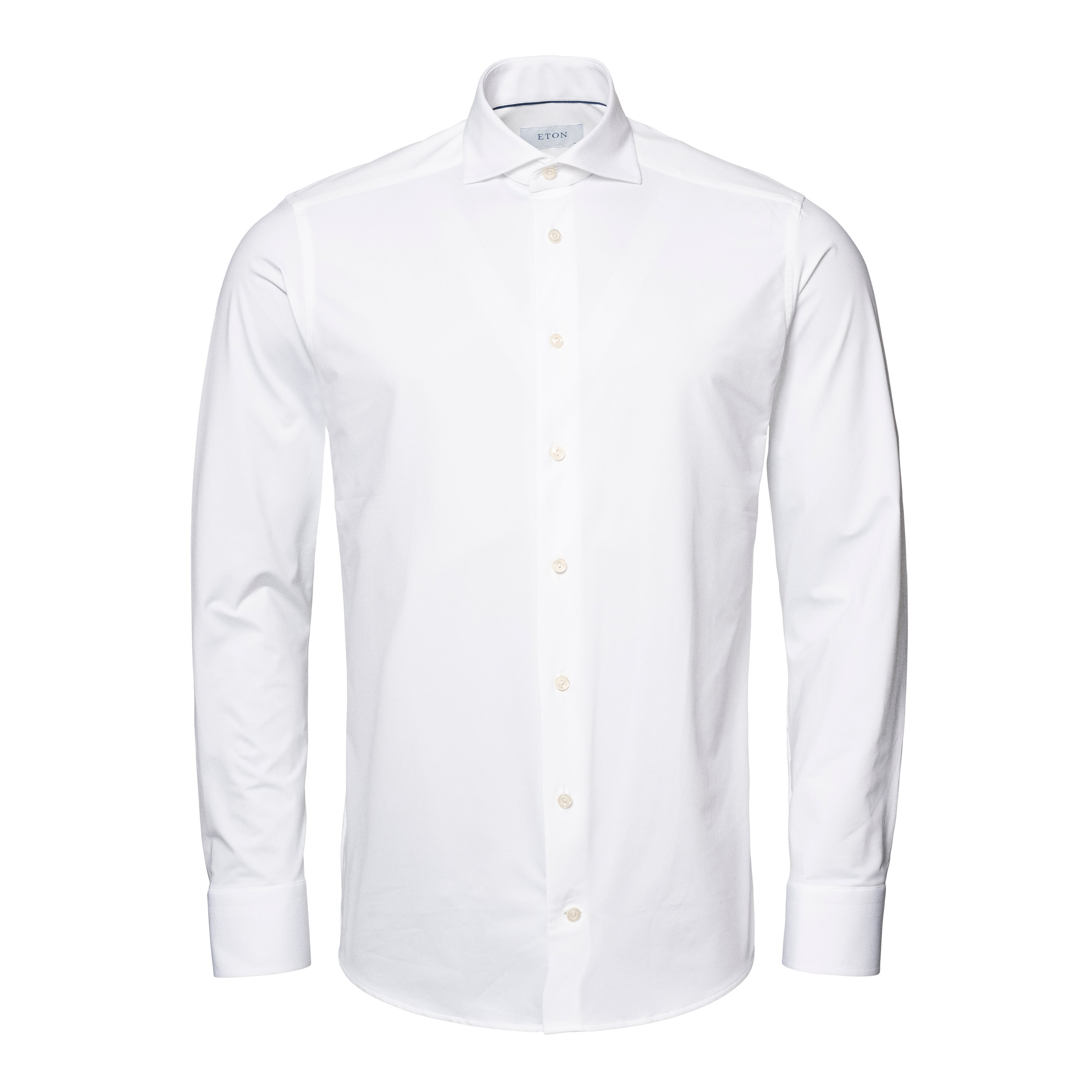 Eton - Skjorta i fyrvägsstretch slim fit vit | NK
