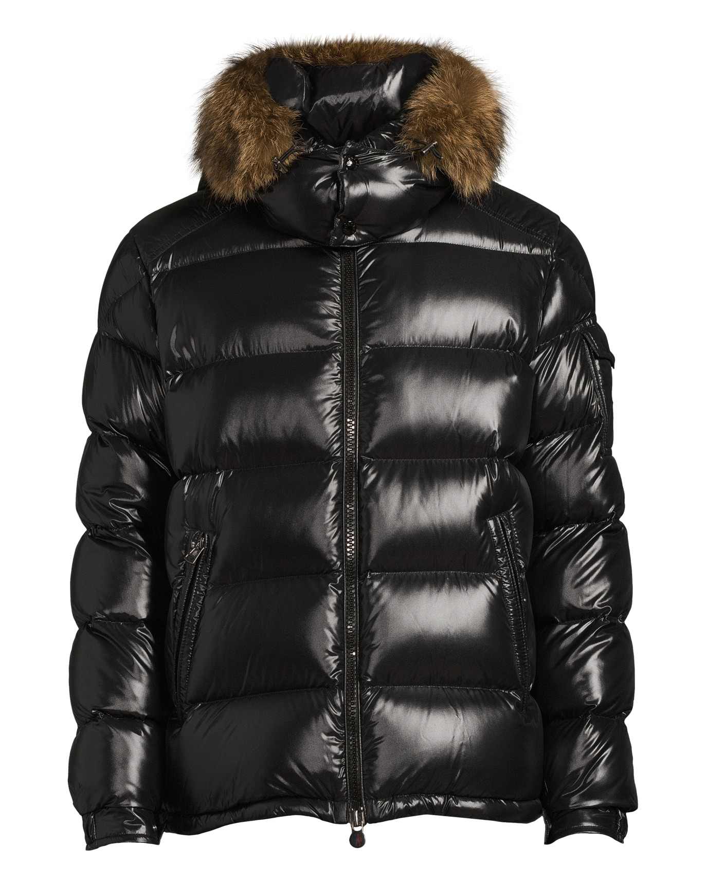 Moncler - Jacka maya fur svart | NK