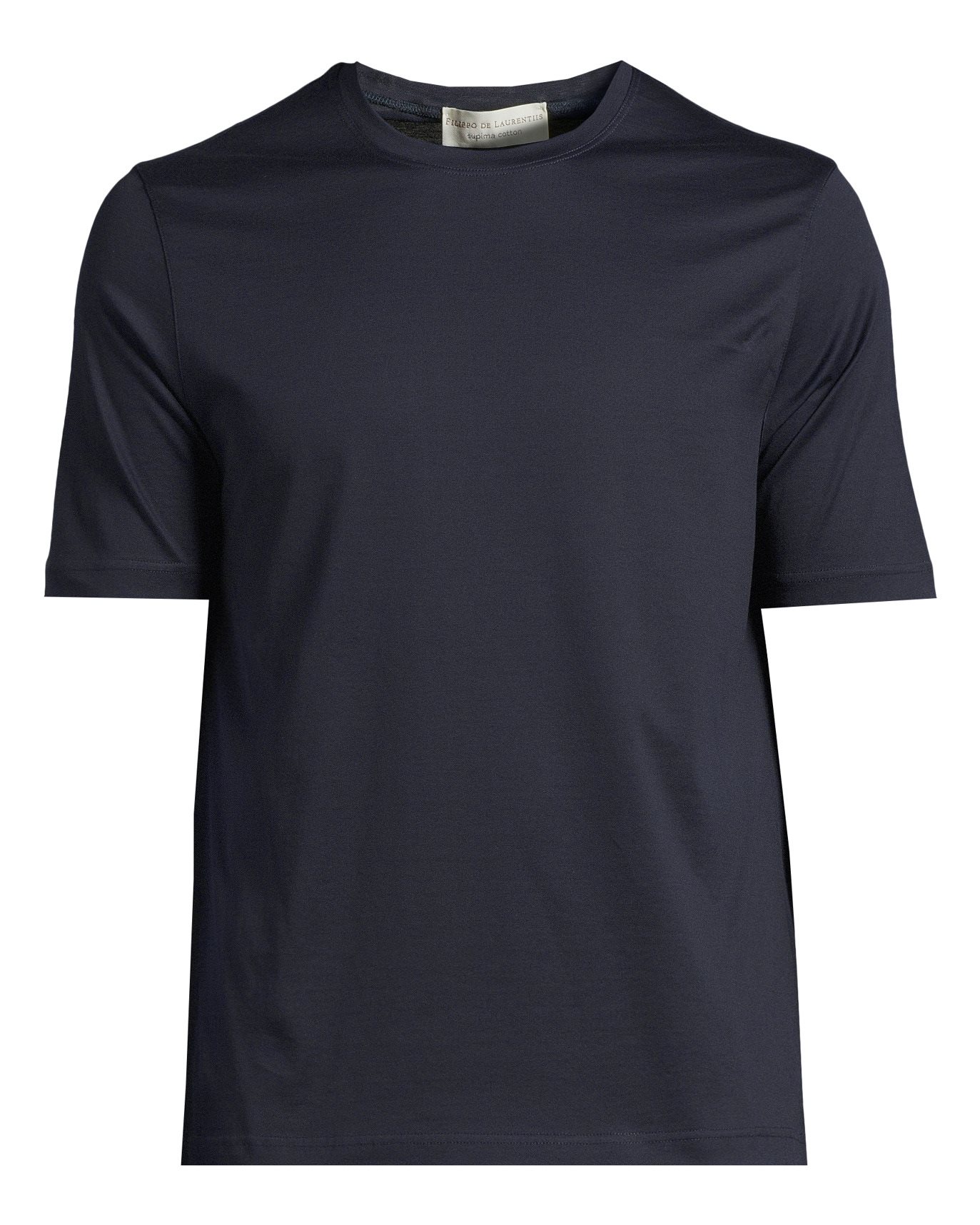 Filippo de Laurentiis - T-shirt supima navy blue | NK