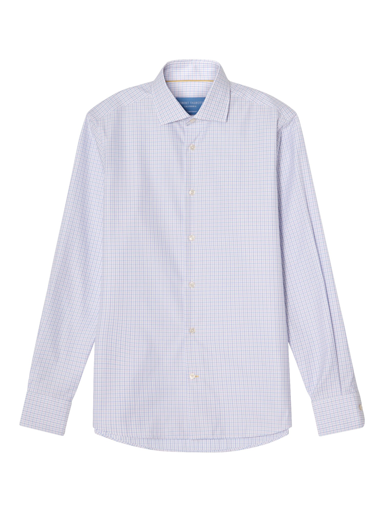 Robert Talbott - Skjorta reynolds mini tattersall pink | NK