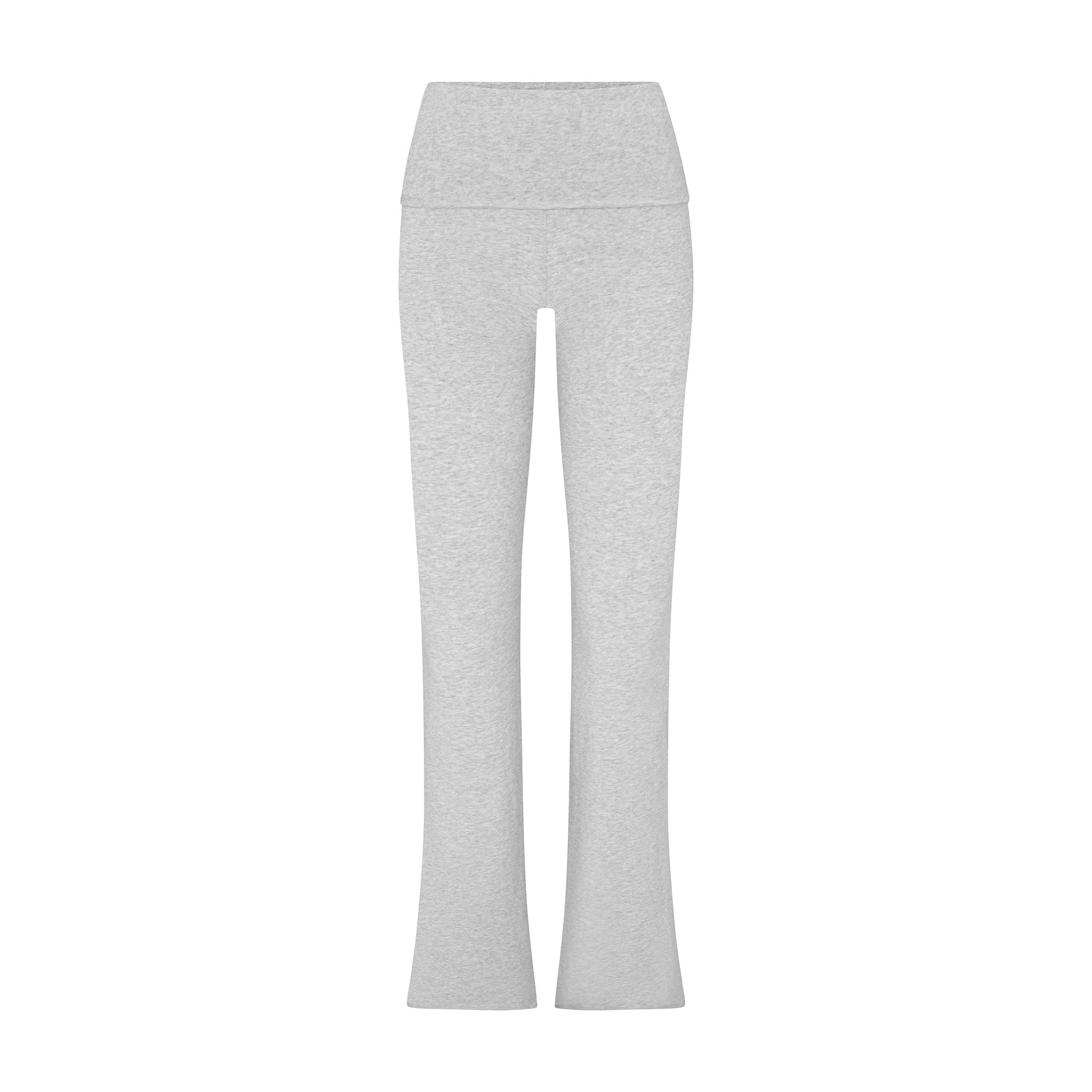 SKIMS - Byxa cotton jersey foldover light heather grey | NK