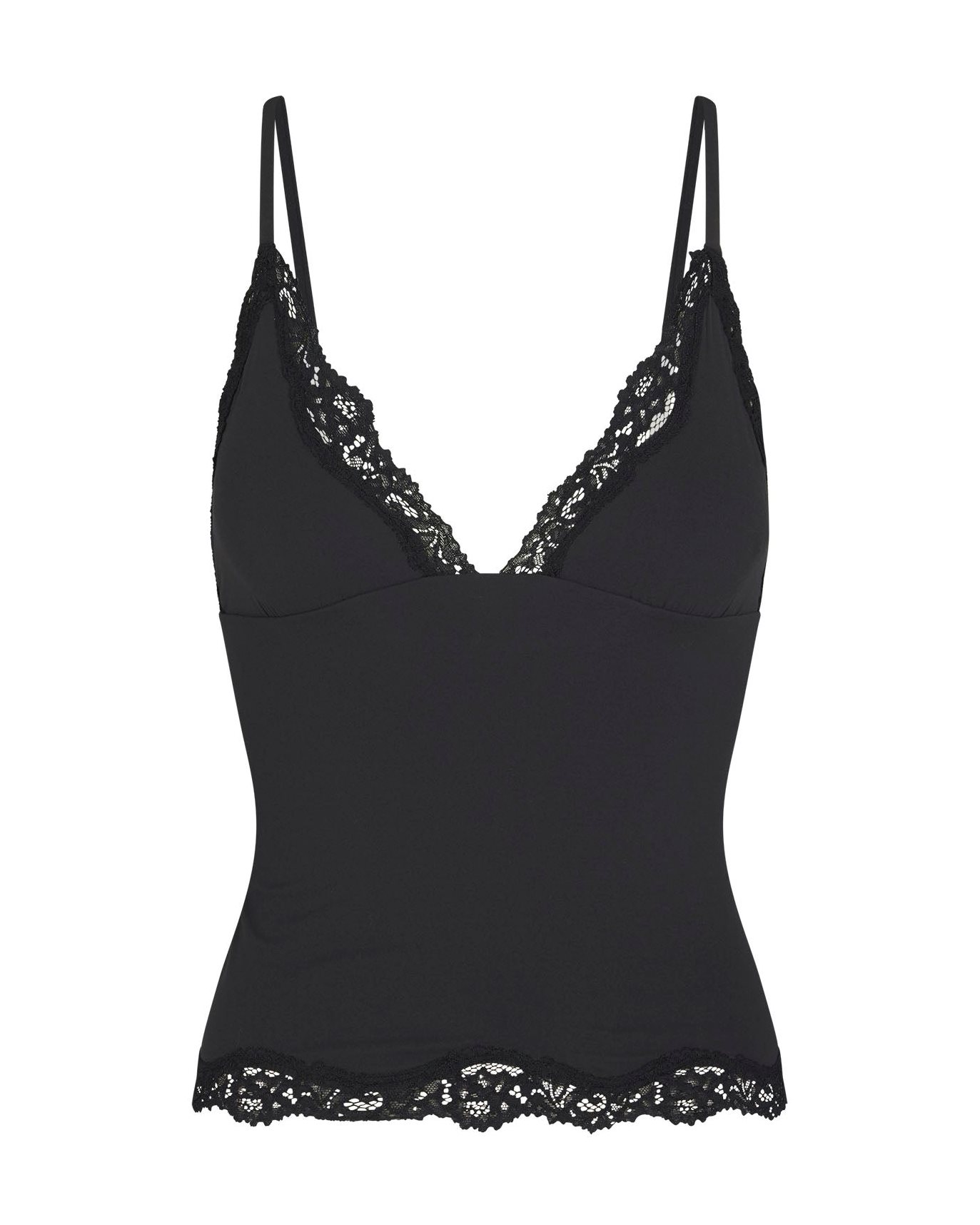 SKIMS - Top fits everybody lace triangle cami onyx | NK