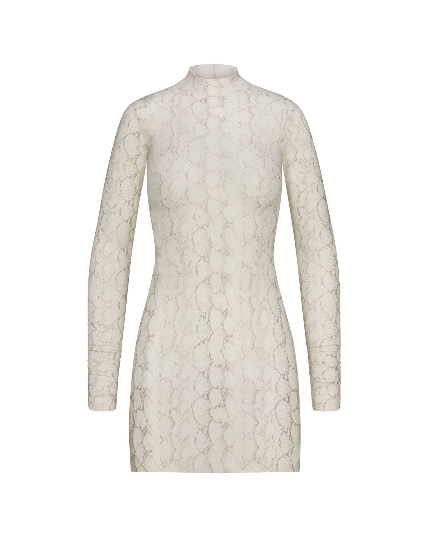 SKIMS - Milky sheer tunic stone pastel snake print | NK