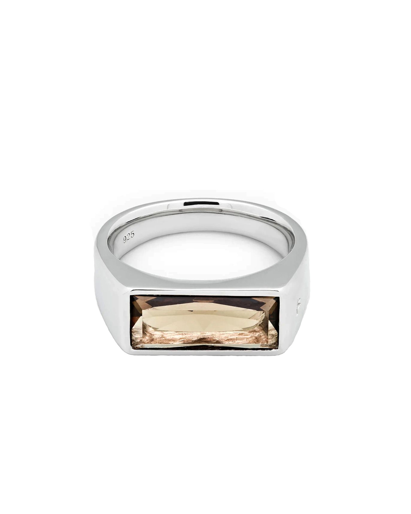 Tom Wood - Ring peaky smoky quartz silver | NK