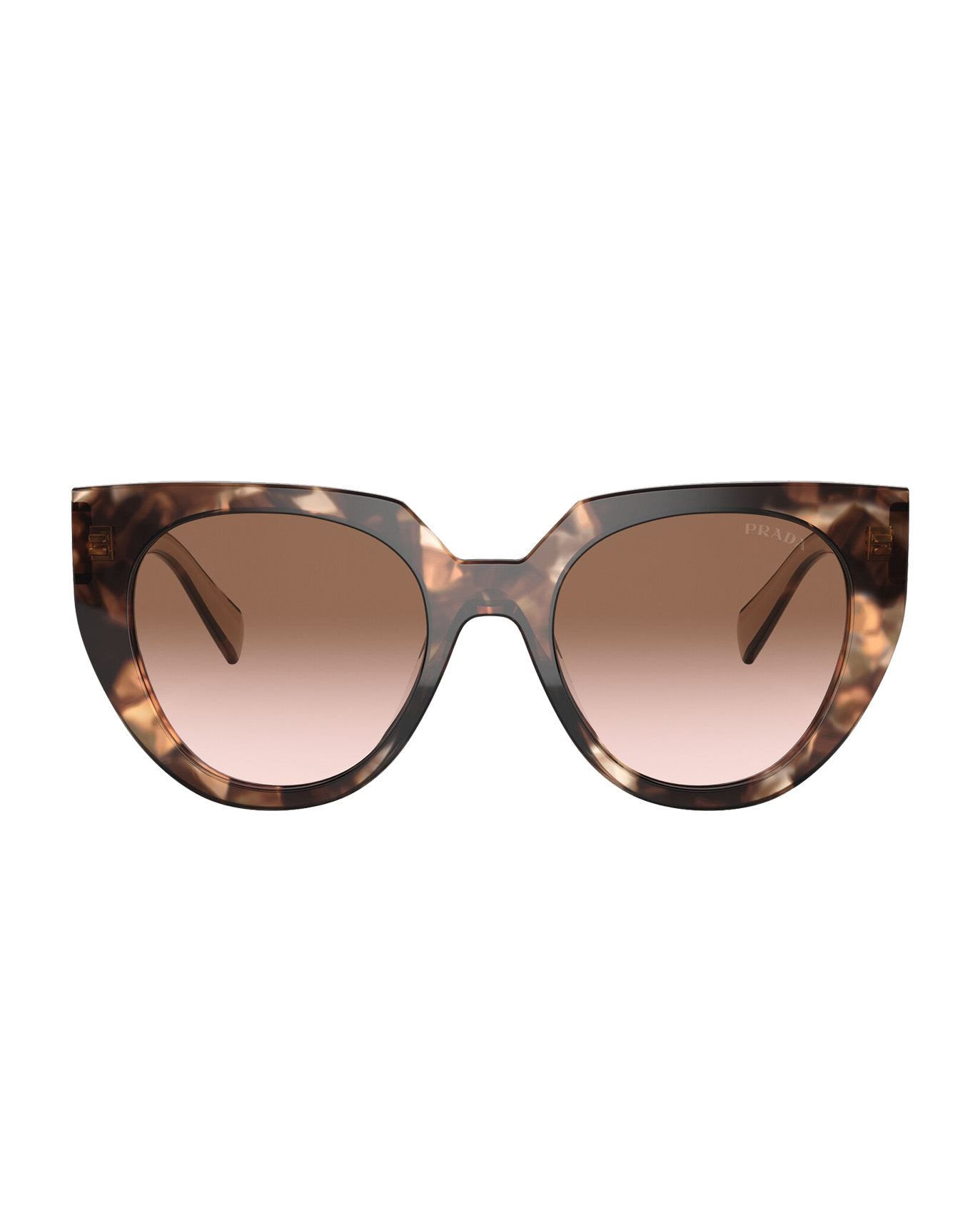 Prada - Solglasögon cat-eye caramel tortoise brown | NK