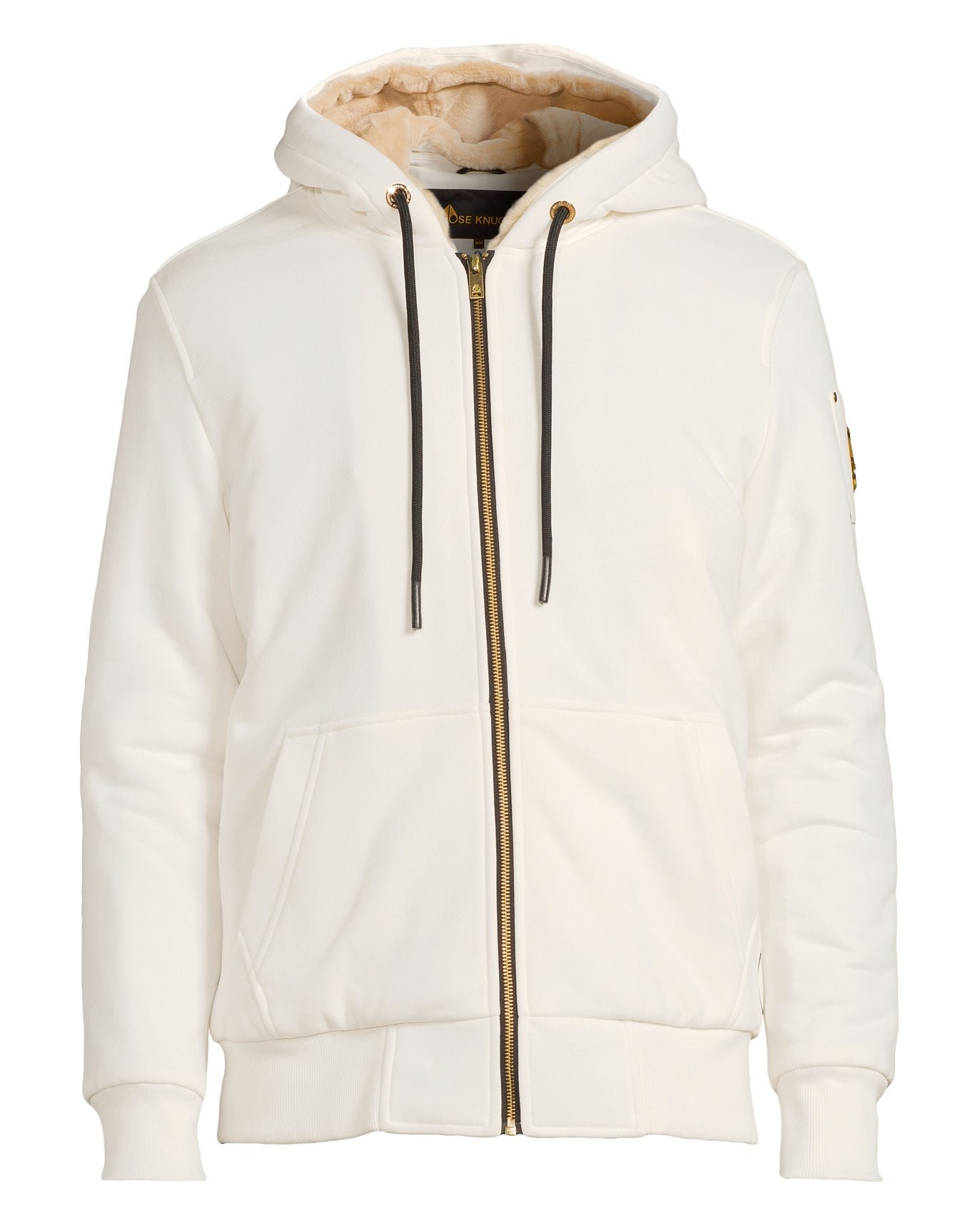 Moose Knuckles - Hoodie linden bunny milkyway/ semolina | NK