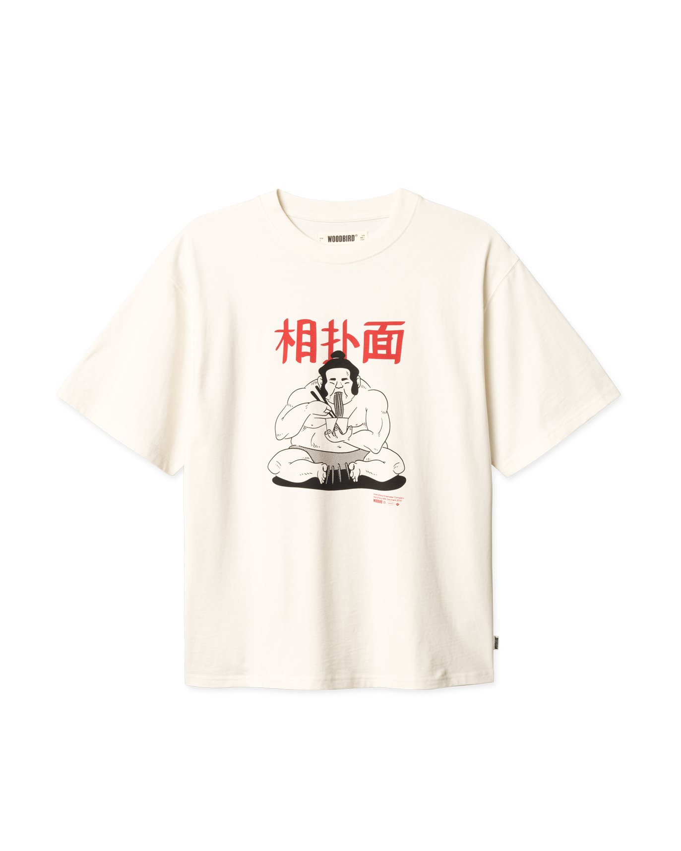 Woodbird - T-shirt baine sumo tee offwhite | NK