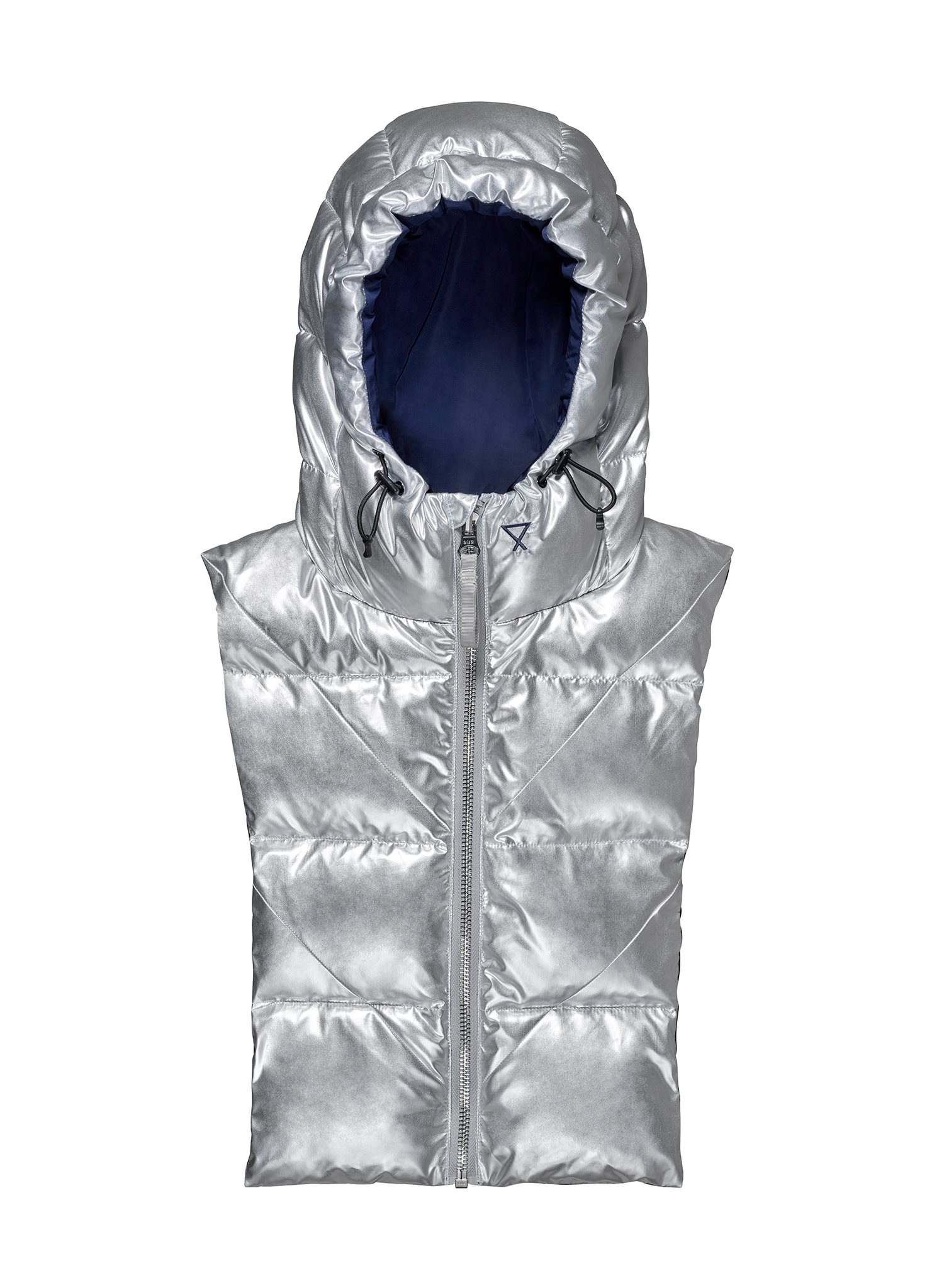 Fudoon - Pull-on hood silver & navy | NK