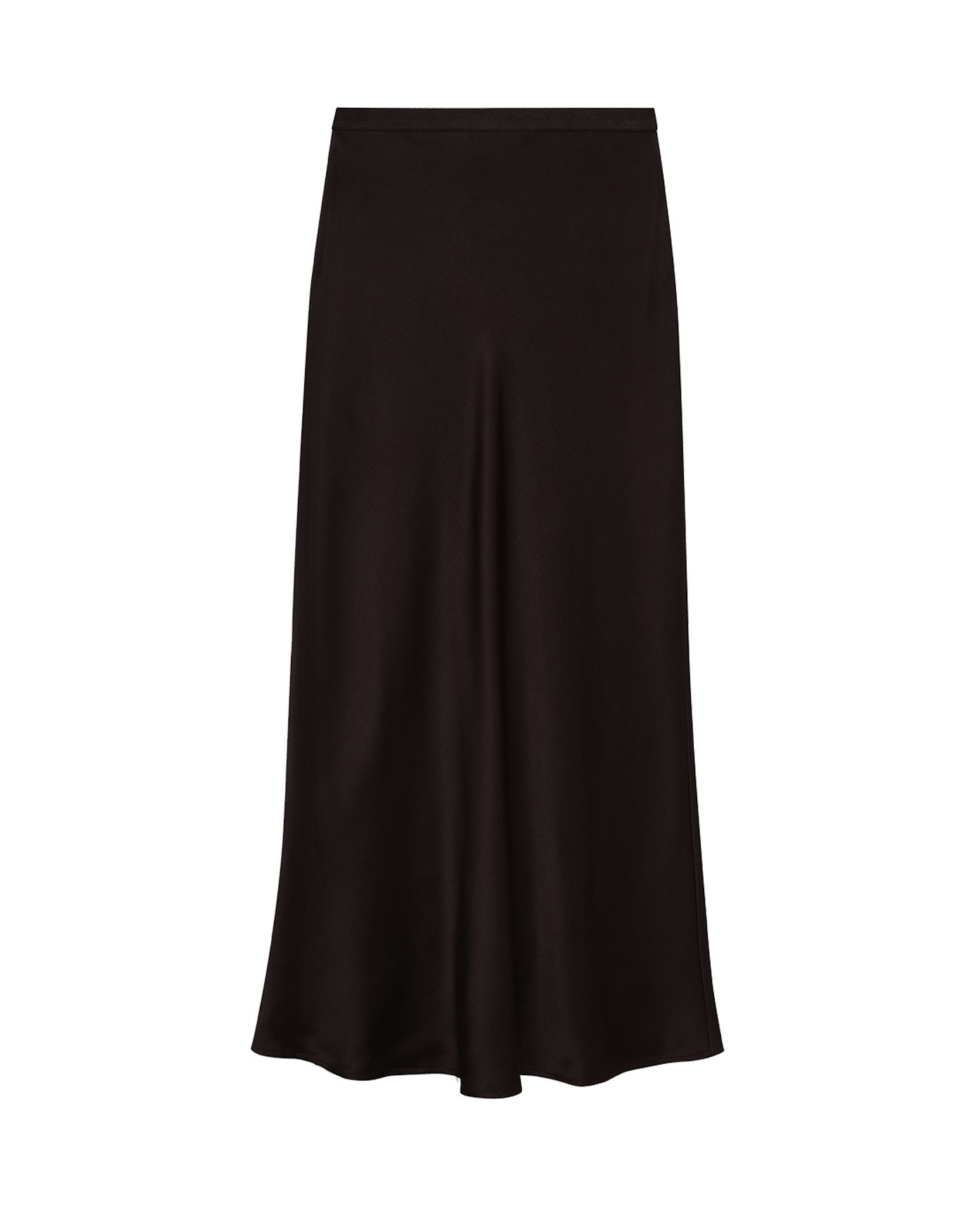 Anine Bing - Kjol bar silk dark brown | NK