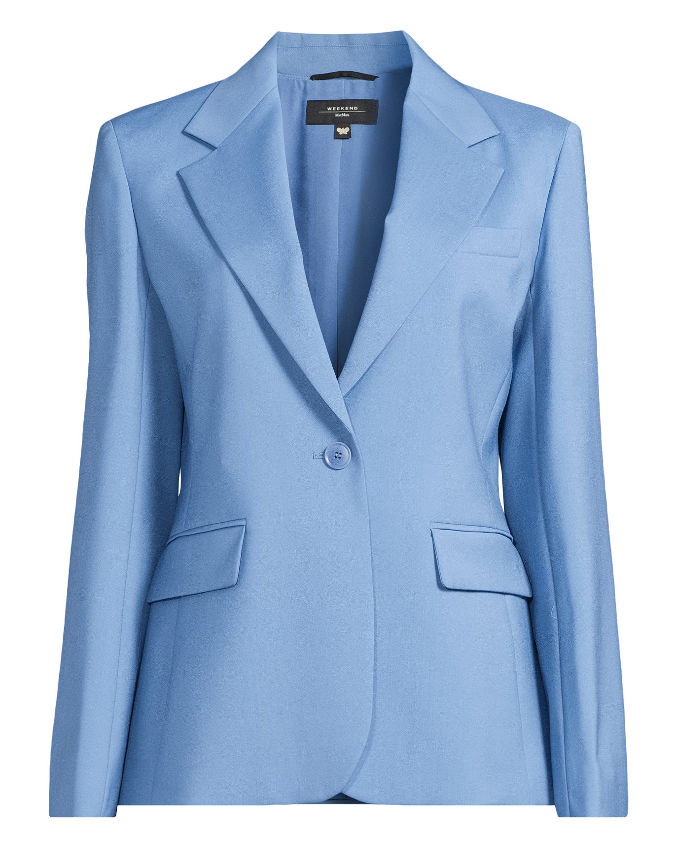Weekend Max Mara - Kavaj lamine light blue | NK