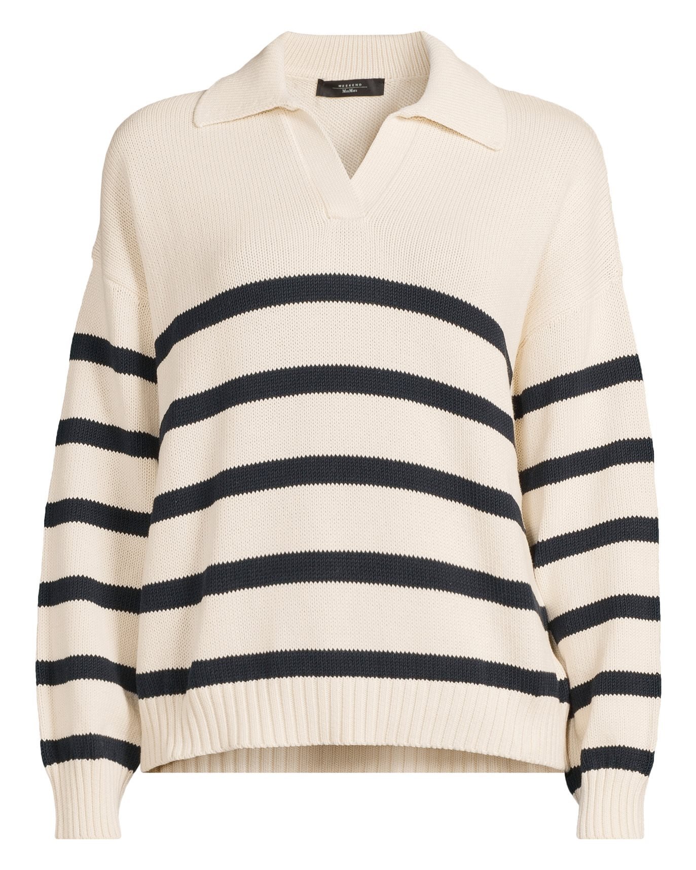 Weekend Max Mara - Tröja panfilo navy pinstripes | NK