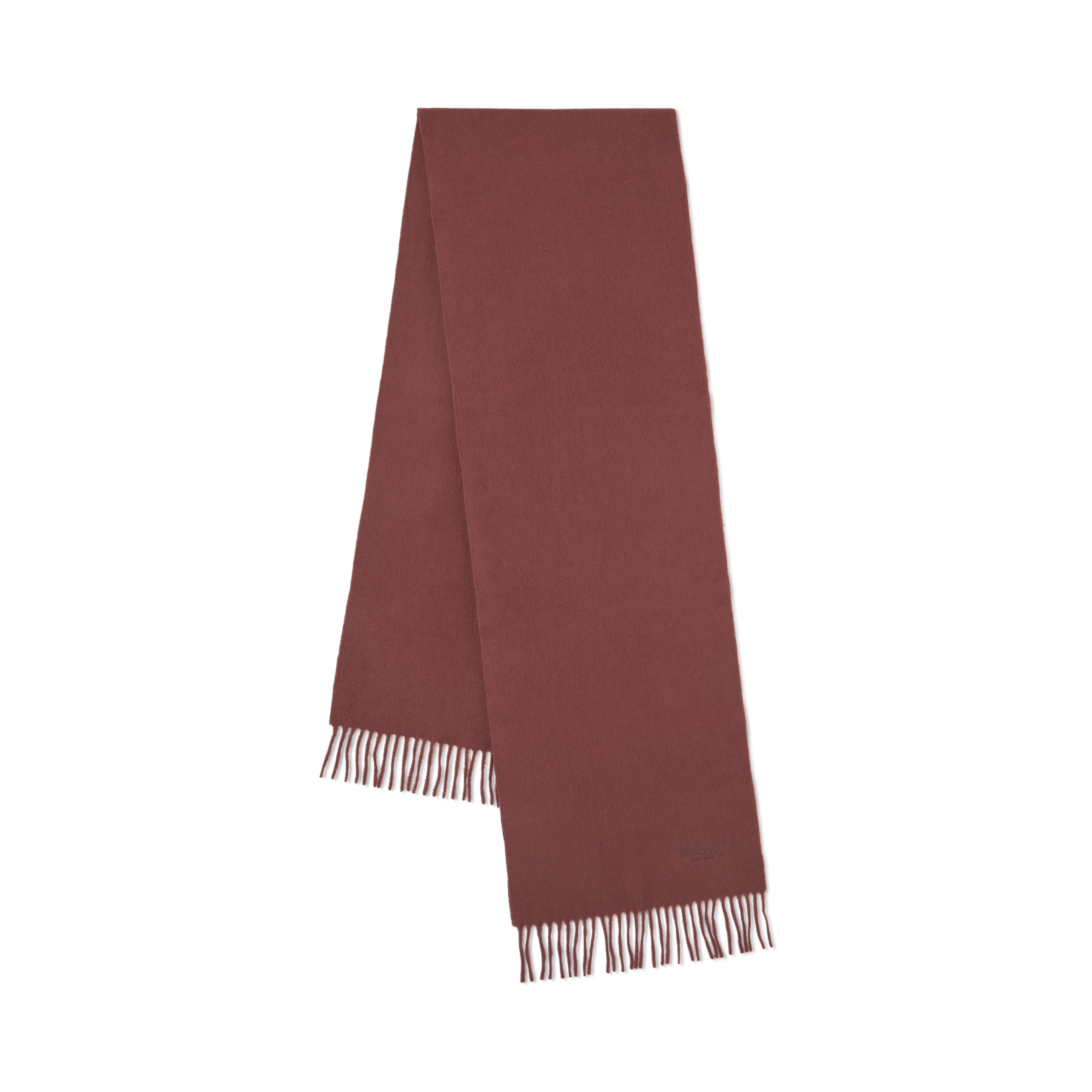 Mulberry - Small solid merino wool scarf bright oak merino wool | NK