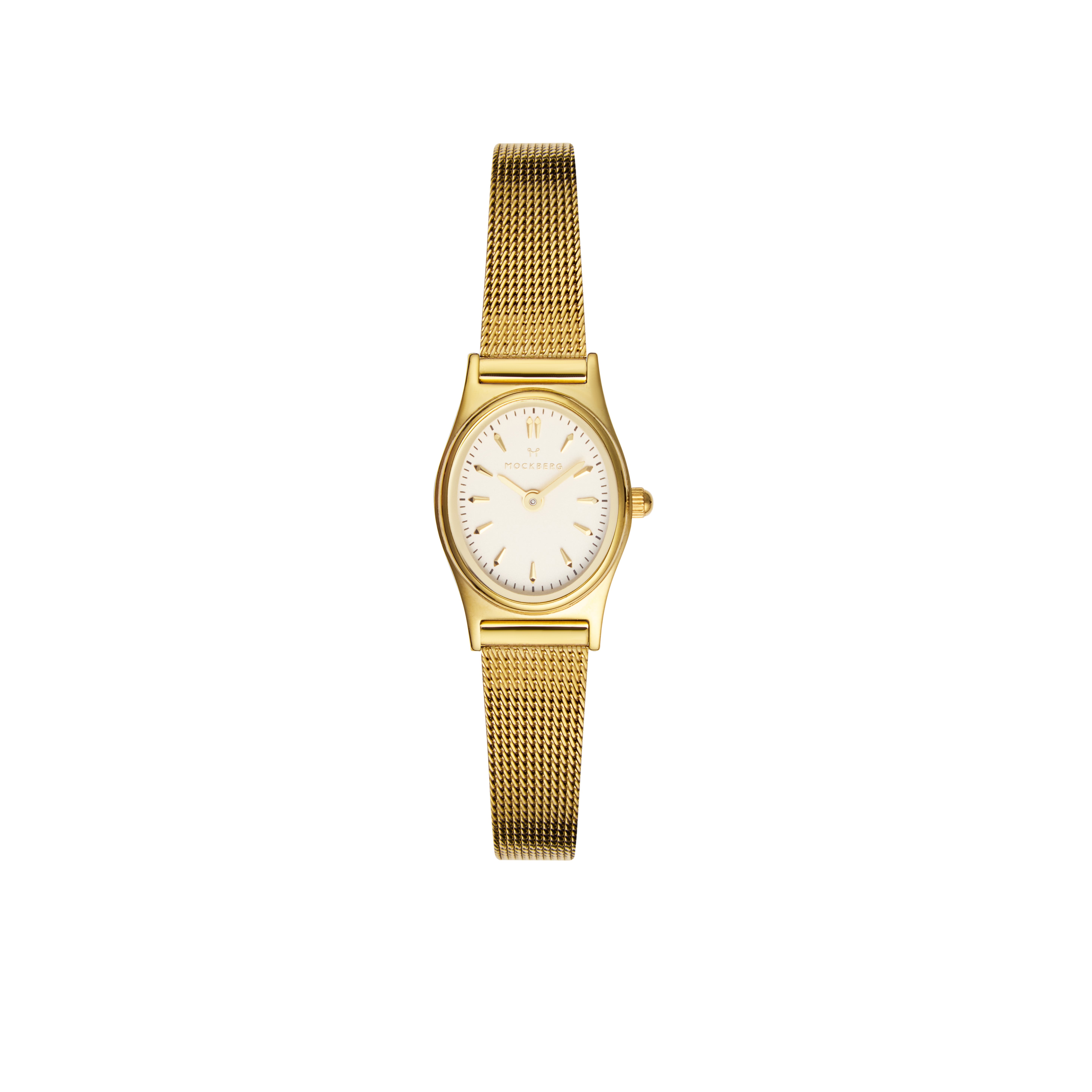 Mockberg - Retro mesh watch gold | NK