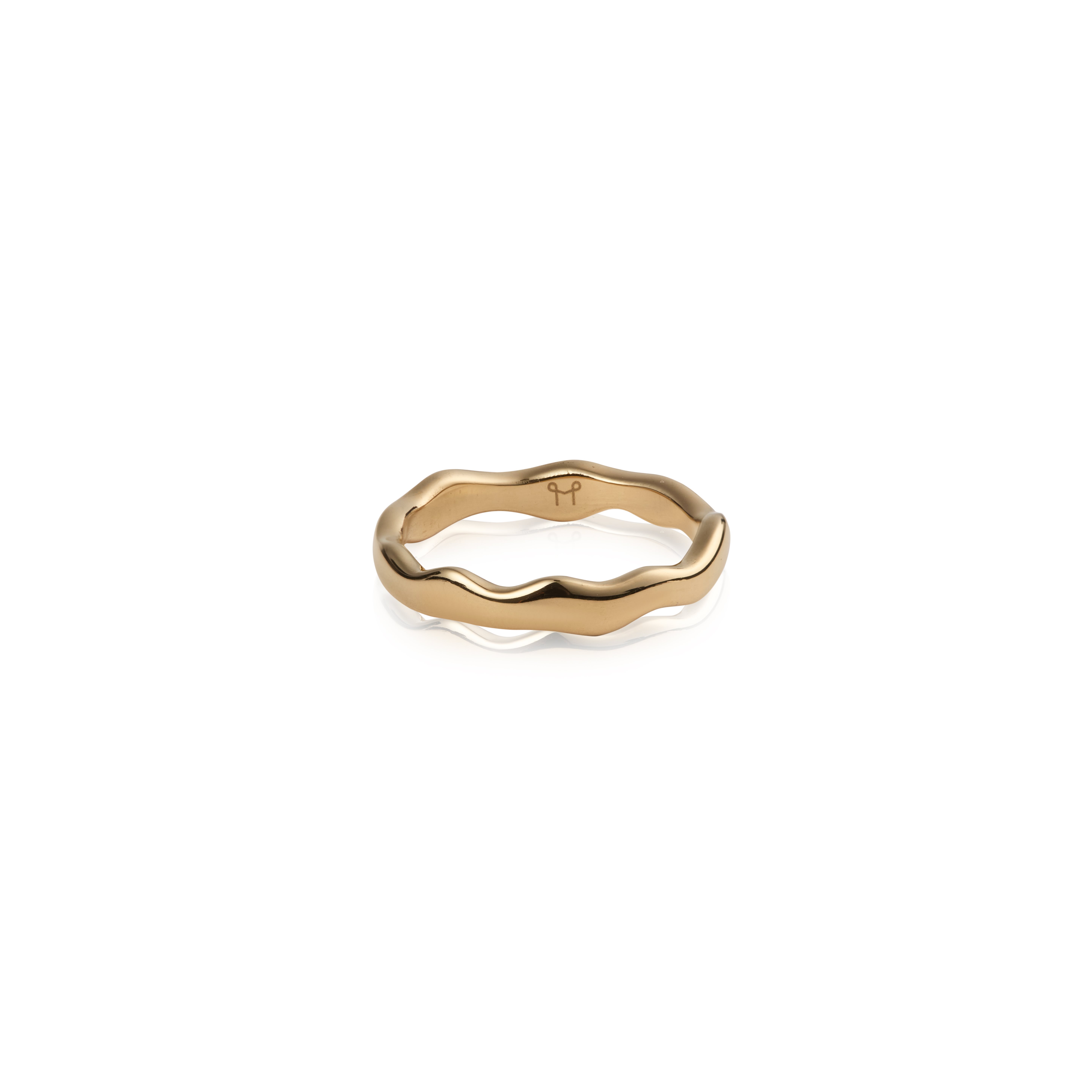 Mockberg - Wavy petite ring gold | NK