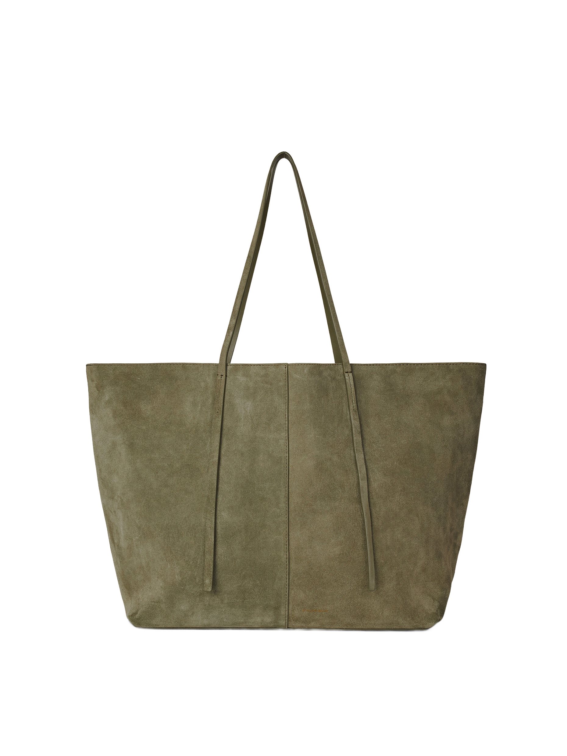By Malene Birger - Abilla toteväska i mocka deep lichen green | NK