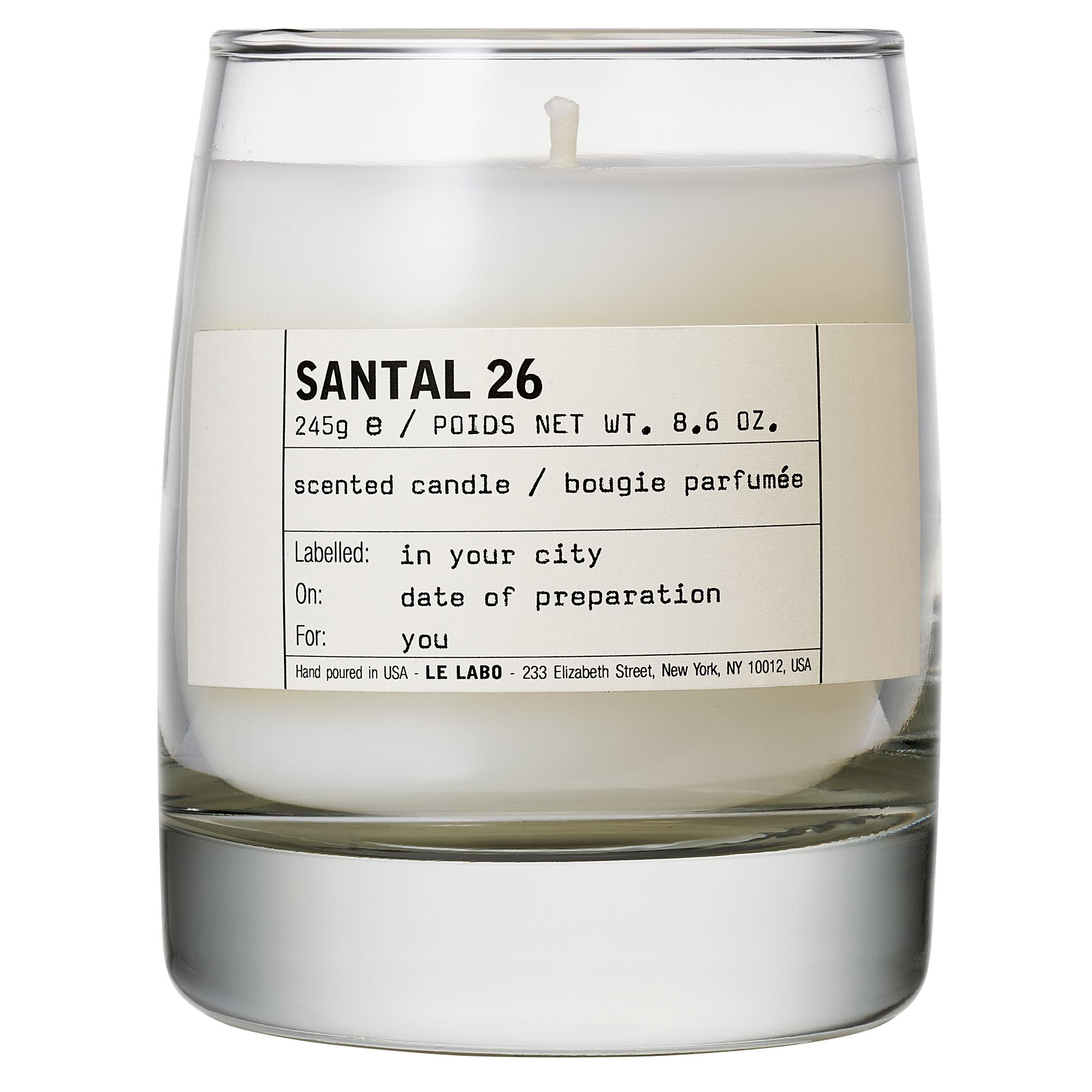 Le Labo - Santal 26 classic candle vit 245 g | NK