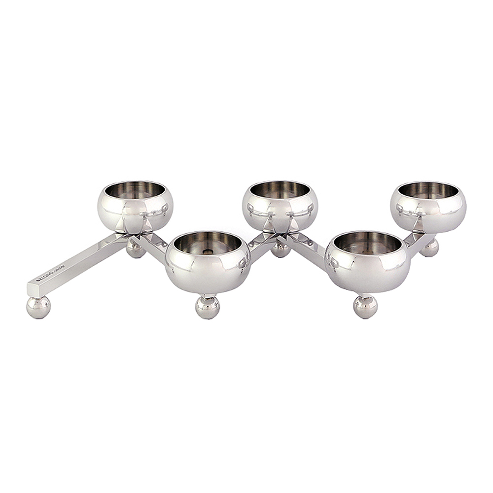Klong - Constella ljusstake 5 hål aluminium 19x18 cm | NK