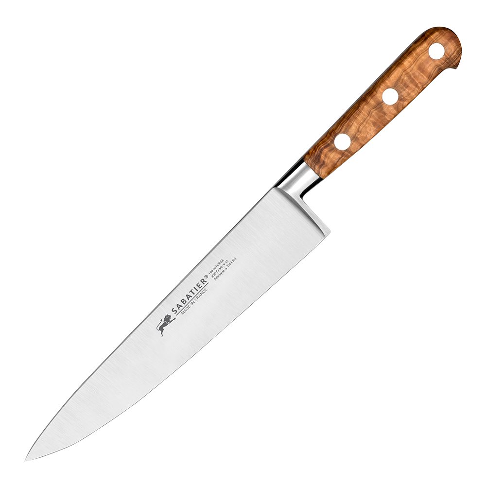 Lion Sabatier - Ideal provence kockkniv stål/olivträ 20 cm | NK